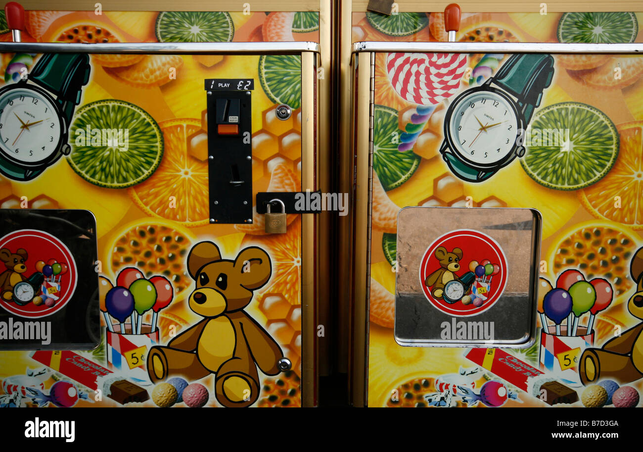 Colourful amusement arcade games aimed at children Stock Photo - Alamy