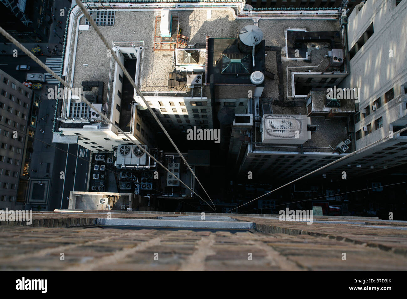 High angle view from a New York skyscraper Stock Photo - Alamy