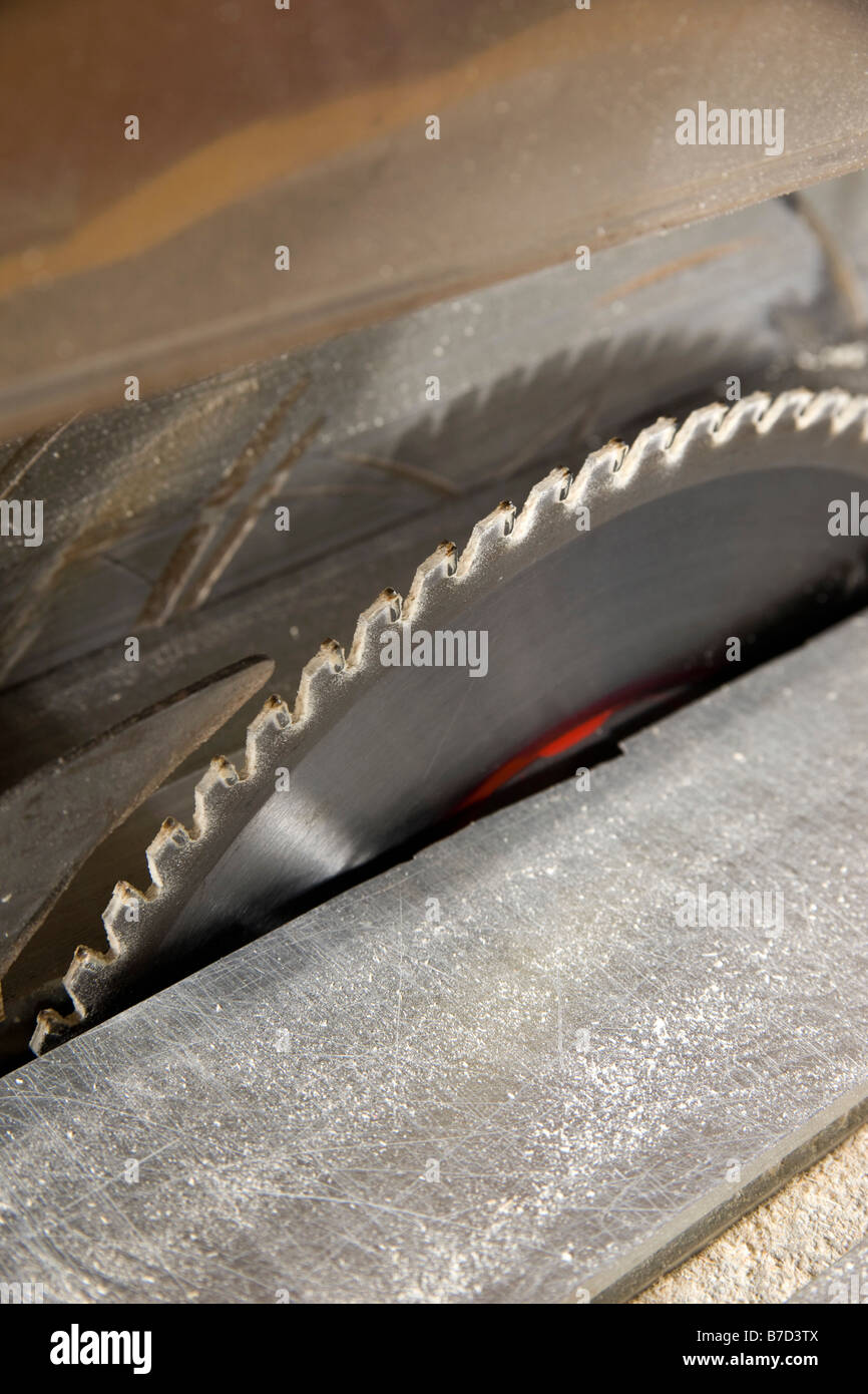 Detail of a circular saw Stock Photo - Alamy
