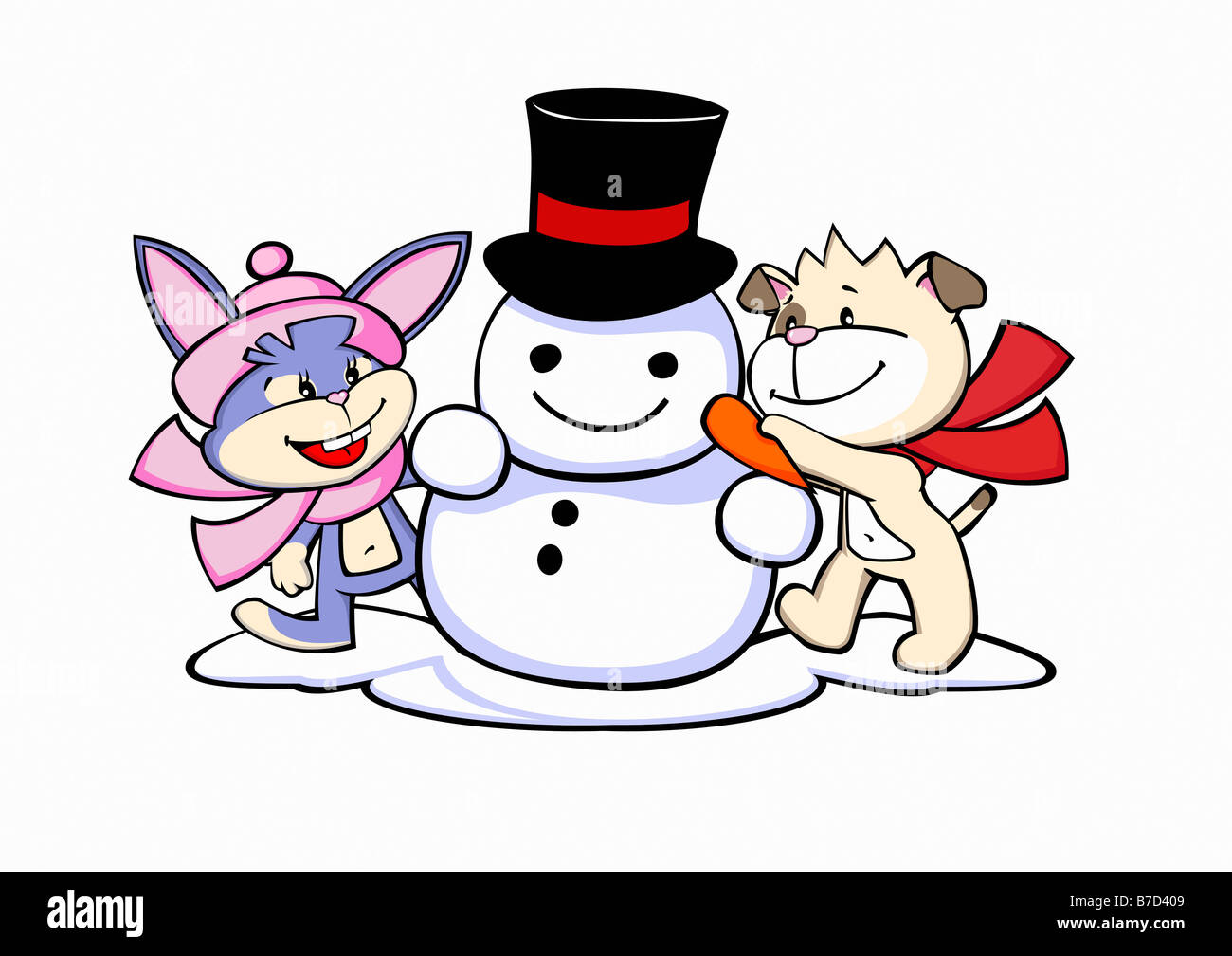 Cartoon rabbit hi-res stock photography and images - Alamy