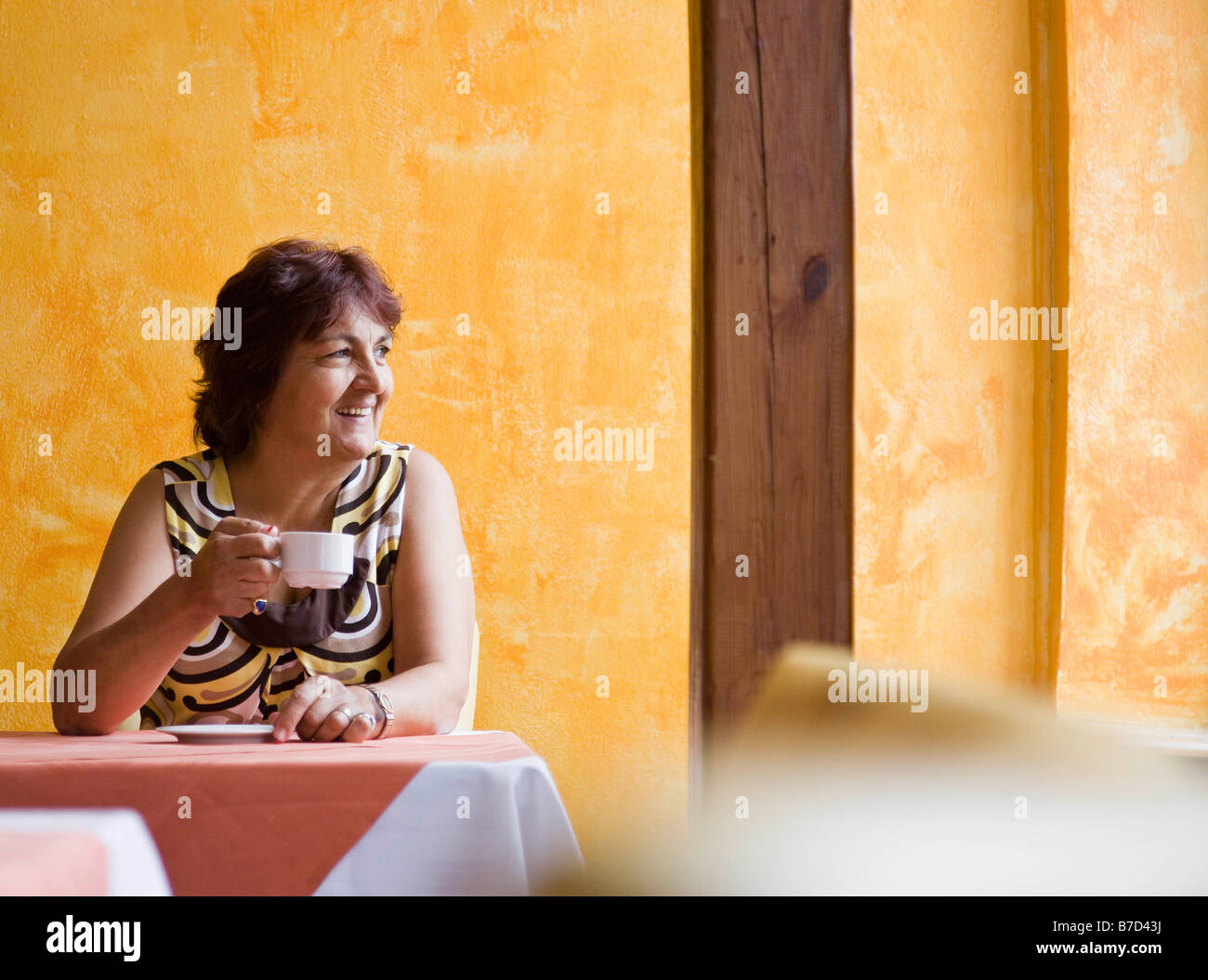 Women enjoying a cup of coffee Stock Photo - Alamy