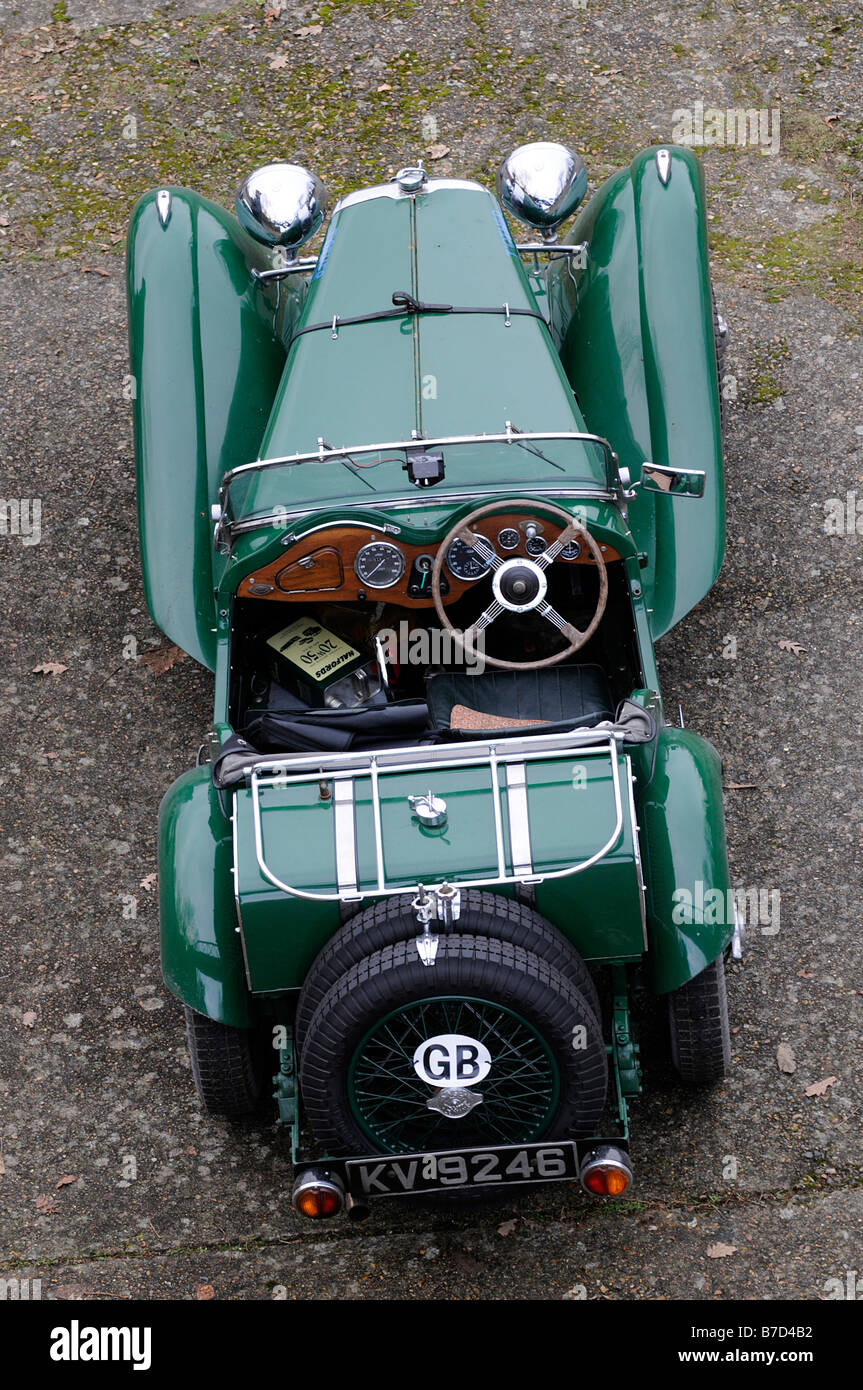 1937 Singer 1 5 Litre Sports VSCC New Year driving tests Brooklands ...