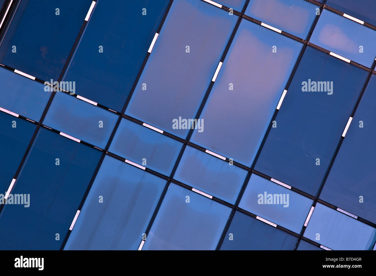 Diagonal abstract glazing glass purple in colour Stock Photo - Alamy