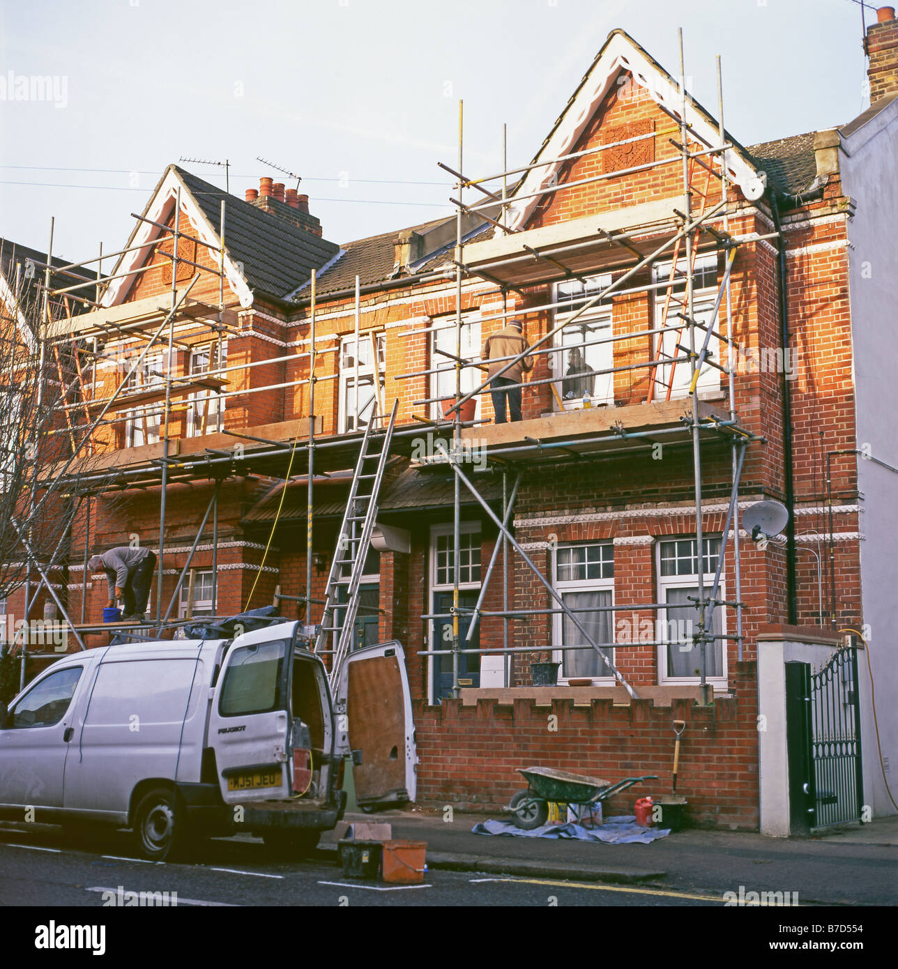 Builders van hi-res stock photography and images - Alamy