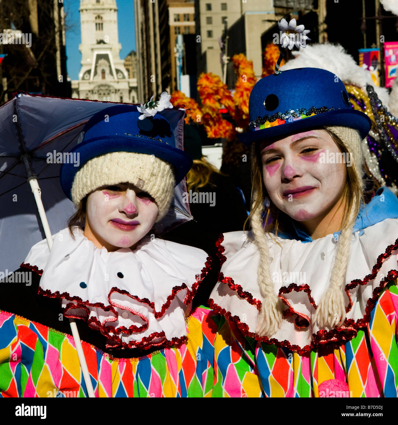 The famous Mummers parade on Broad street in Philadelphia Stock Photo ...