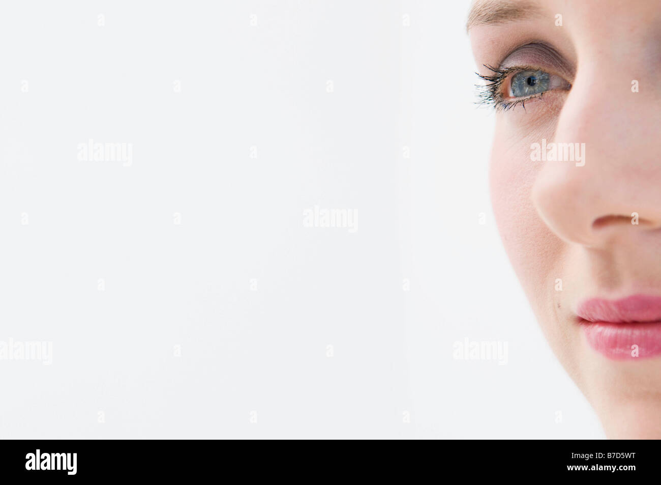 A cropped female head shot Stock Photo - Alamy