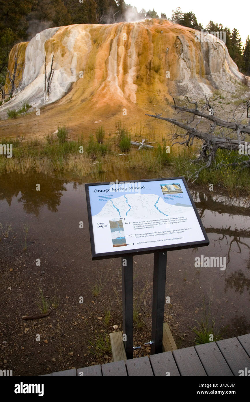 Mound spring in mammoth hi-res stock photography and images - Alamy