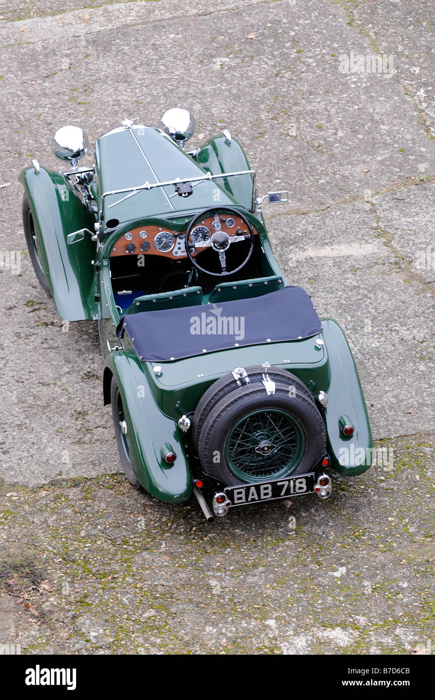1937 Singer 1 5 Litre Sports VSCC New Year driving tests Brooklands ...
