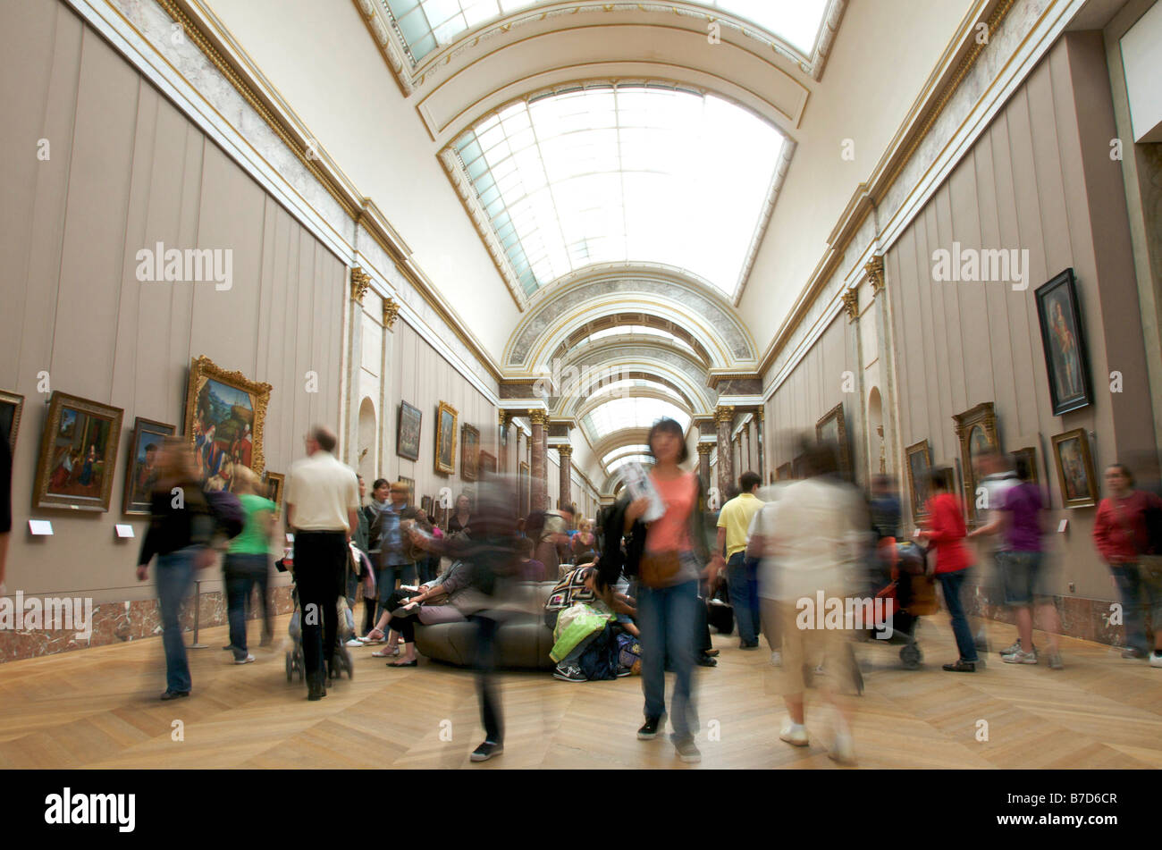Louvre paris gallery hi-res stock photography and images - Alamy