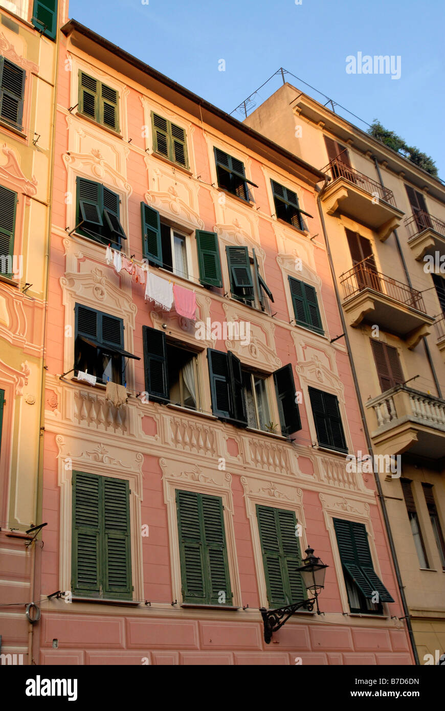 Caprera square, Santa Margherita Ligure, Ligury, Italy Stock Photo - Alamy