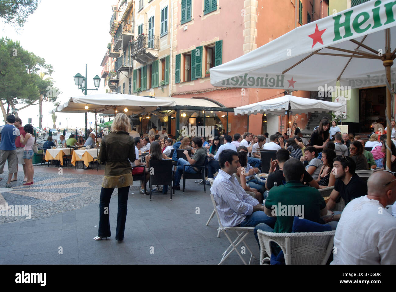 Caprera square, Santa Margherita Ligure, Ligury, Italy Stock Photo - Alamy