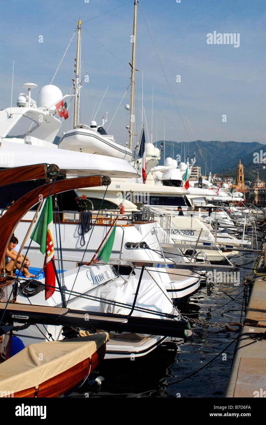 Port, Rapallo, Ligury, Italy Stock Photo - Alamy