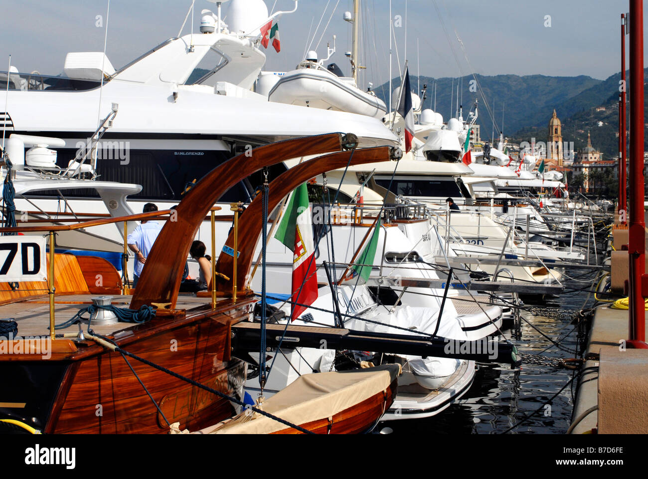 Port, Rapallo, Ligury, Italy Stock Photo - Alamy