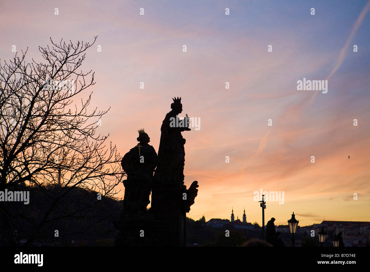 Sculpture, Karl bridge, Statue, Ponte Carlo, Praga, Prague, Czech ...