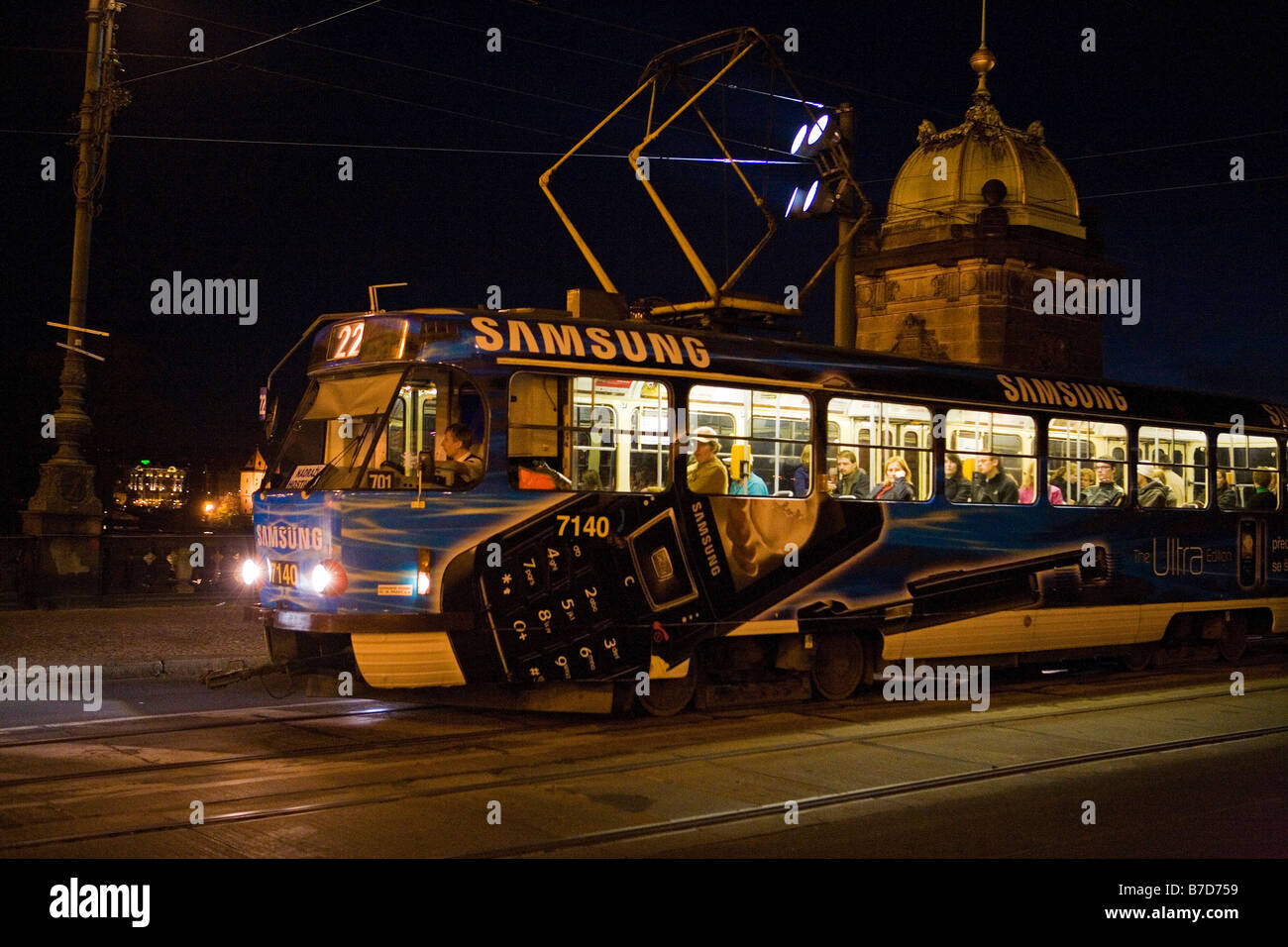 Tram, Prague, Czech Republic, Europe Stock Photo - Alamy