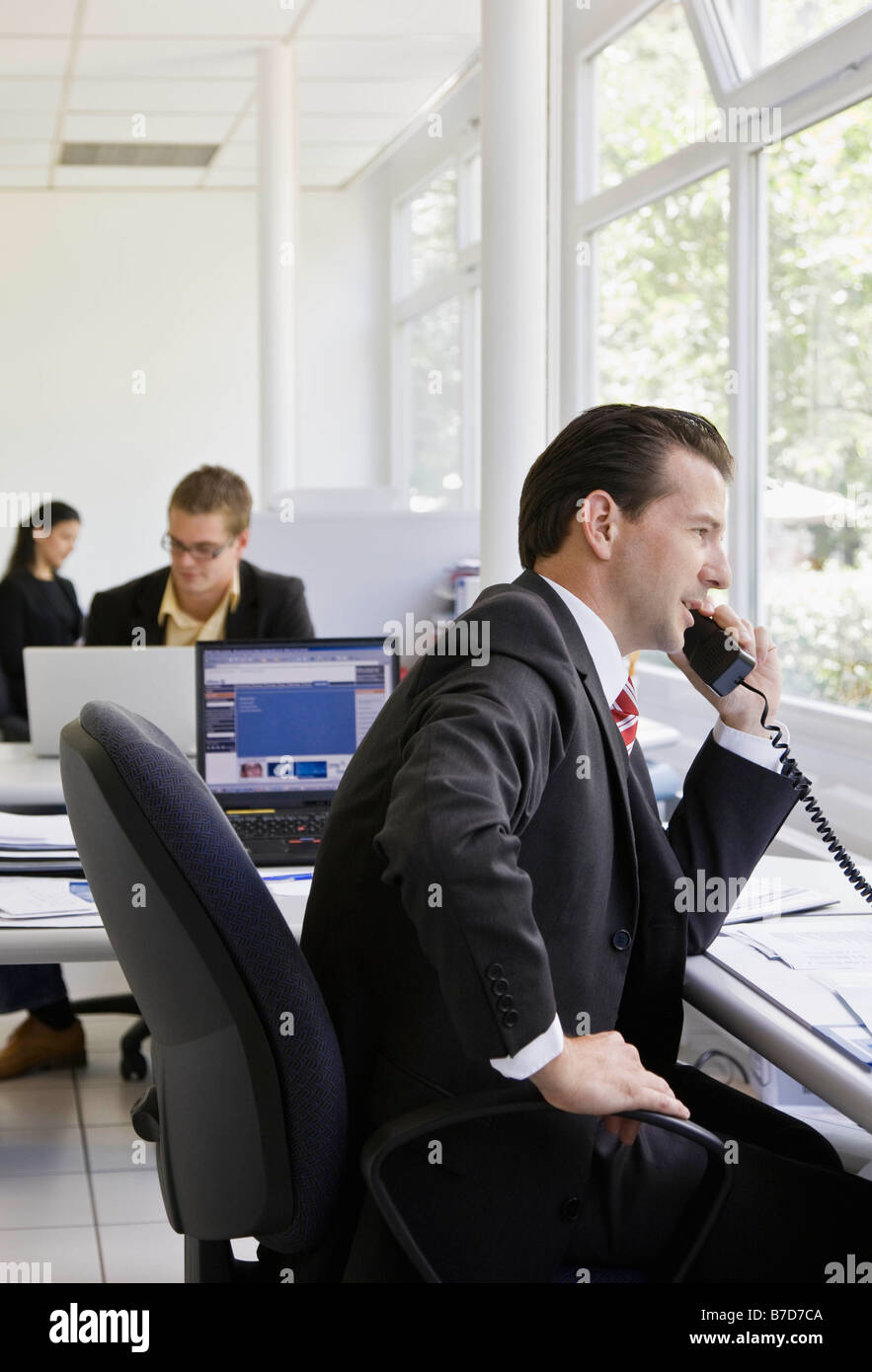 Very Busy Office Worker High Resolution Stock Photography and Images ...