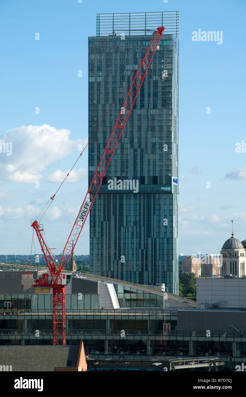 The Beetham Tower, also known as the Hilton Tower, Manchester, England ...
