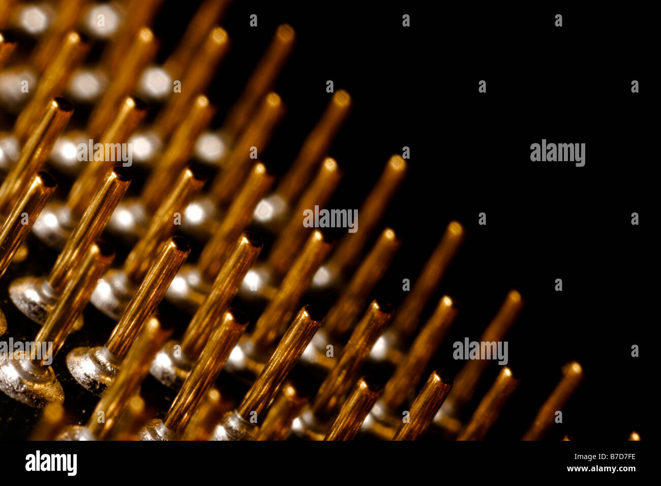 A stock photograph of CPU in macro detail Stock Photo - Alamy