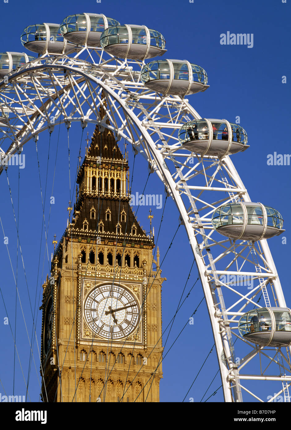 London Eye, Big Ben Stock Photo - Alamy