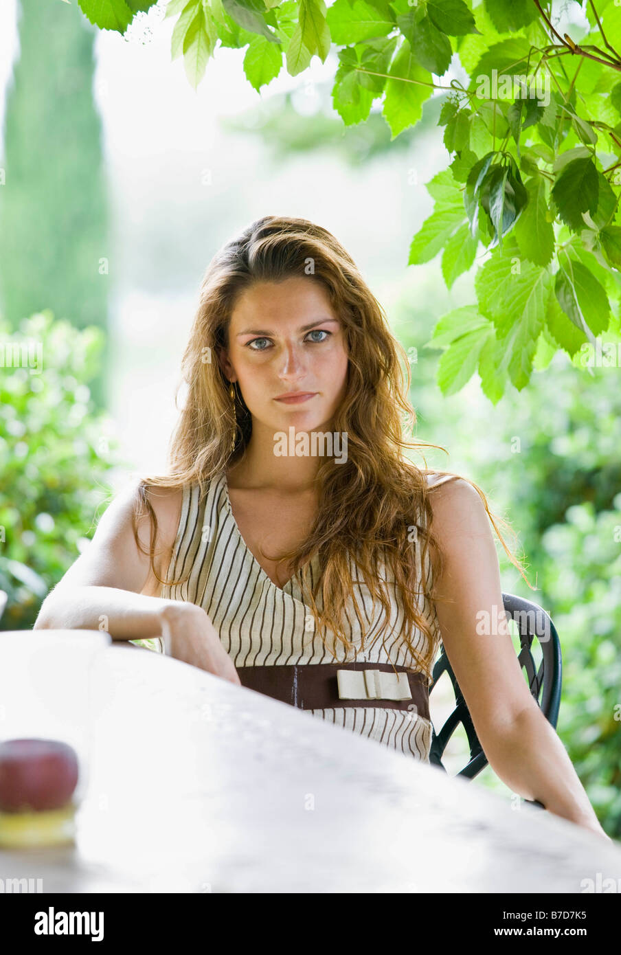 Portrait with vertical garden hi-res stock photography and images - Alamy