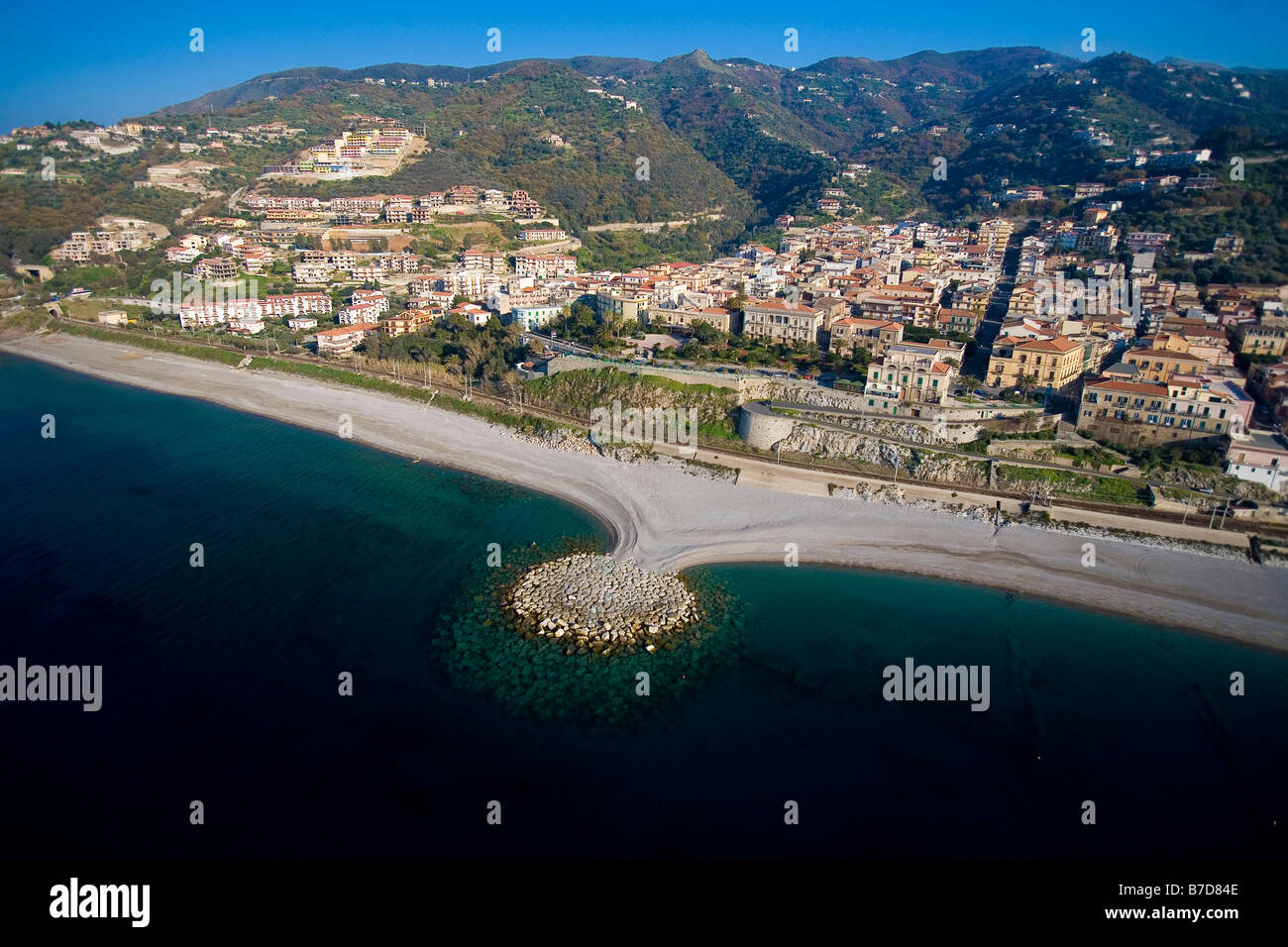 Aerial view, Gioiosa Marea, Sicily, Italy Stock Photo - Alamy