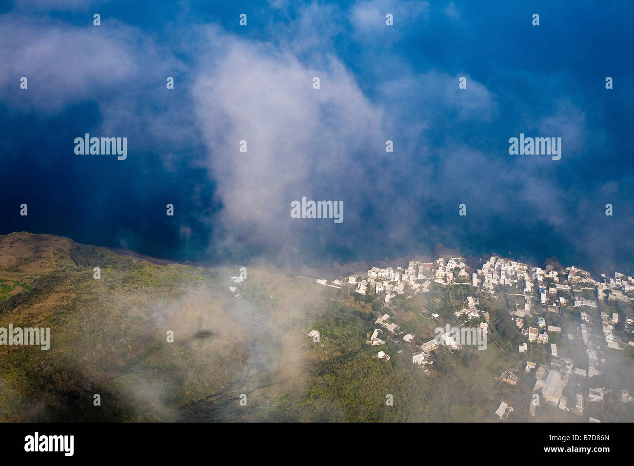 Aerial view stromboli hi-res stock photography and images - Alamy