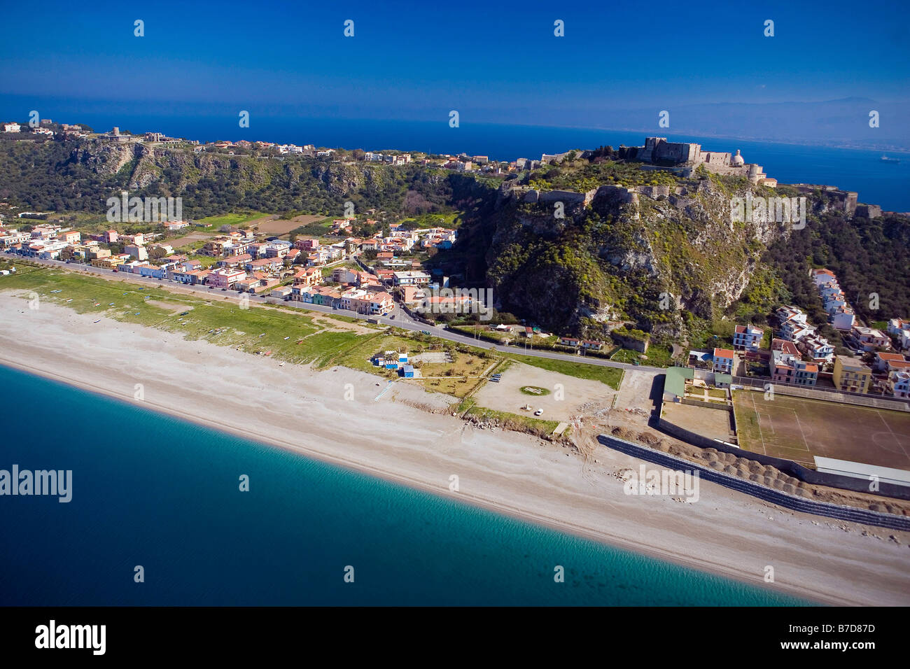 Aerial view, Milazzo, Sicily, Italy Stock Photo - Alamy