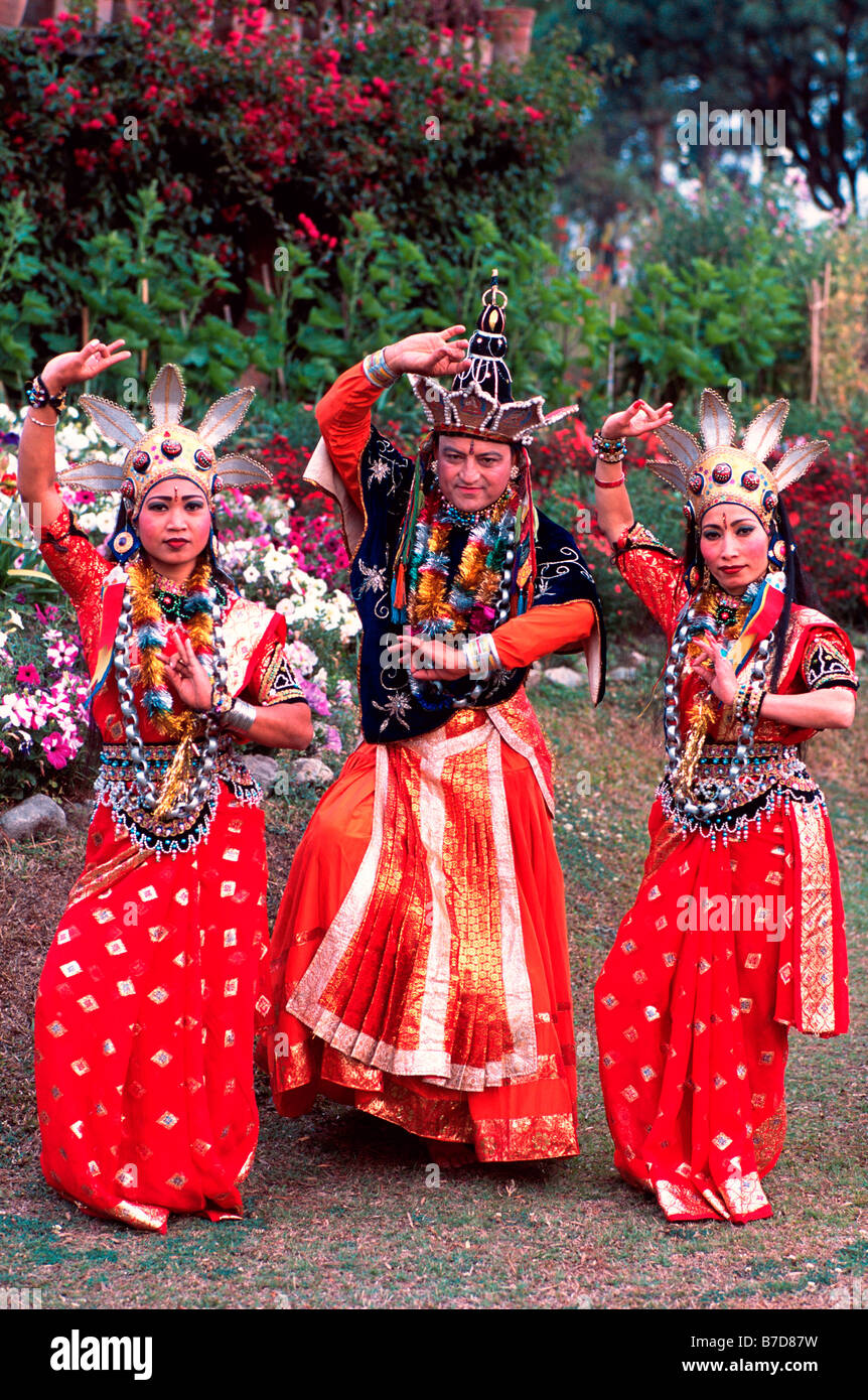 Nepal dancers hi-res stock photography and images - Alamy