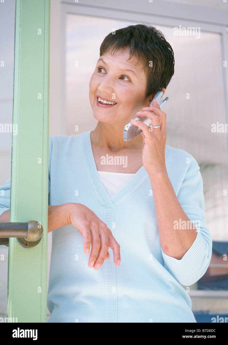 Cellular Phone Scene Stock Photo - Alamy