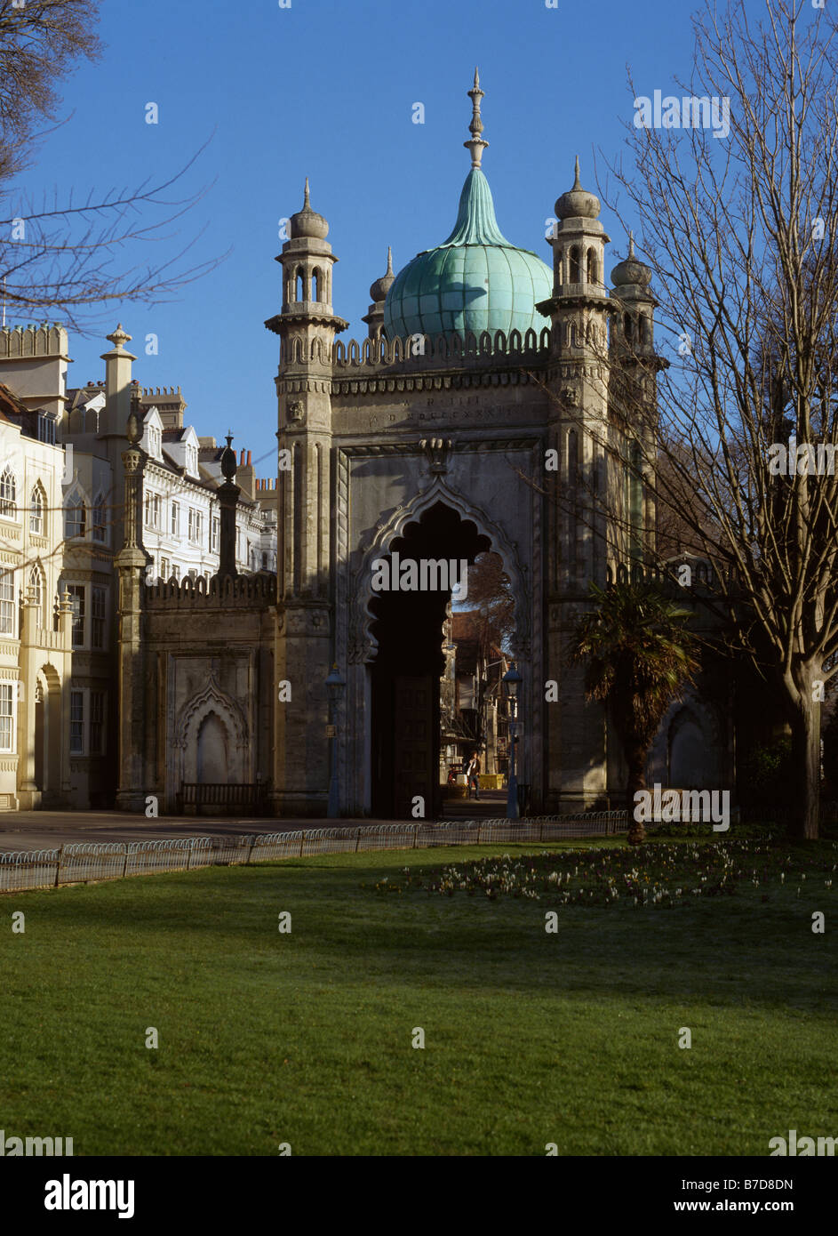 Royal Pavilion Brighton North Gate Stock Photo - Alamy