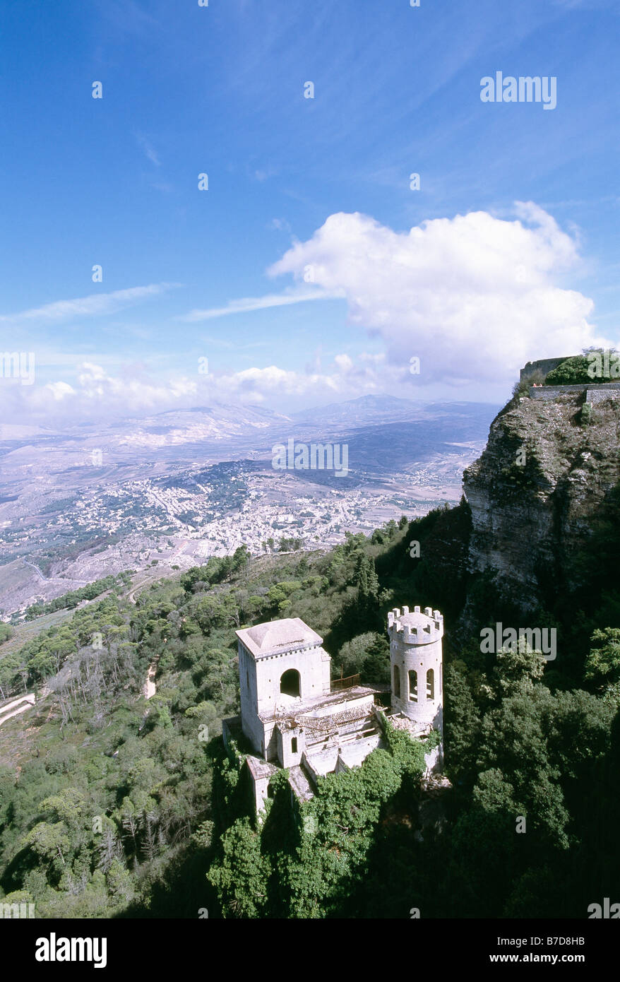 Erice, Daytime View Stock Photo - Alamy
