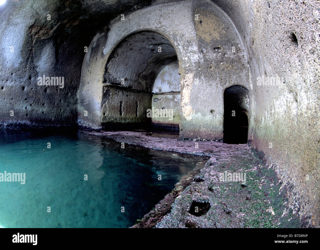 Roman fish pond, Ventotene island, Lazio, Italy Stock Photo - Alamy