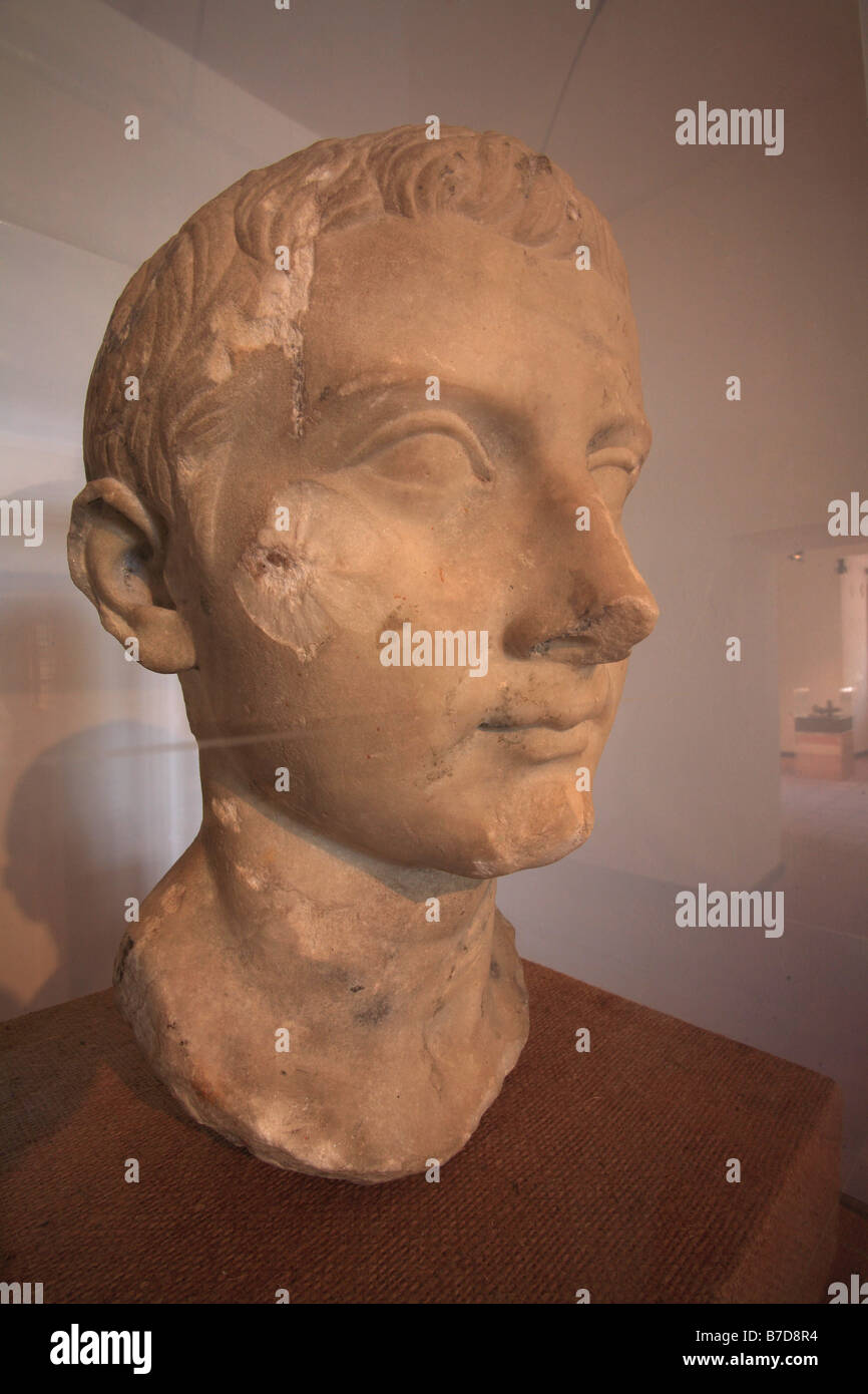 Statue, archaeological museum, Ventotene island, Lazio, Italy Stock ...
