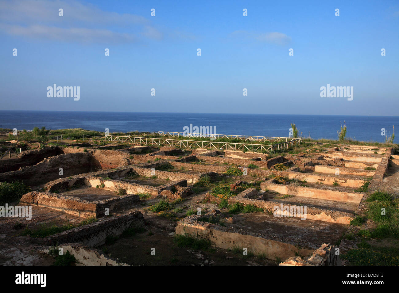 Archaeological area of Villa Giulia, Ventotene island, Lazio, Italy ...