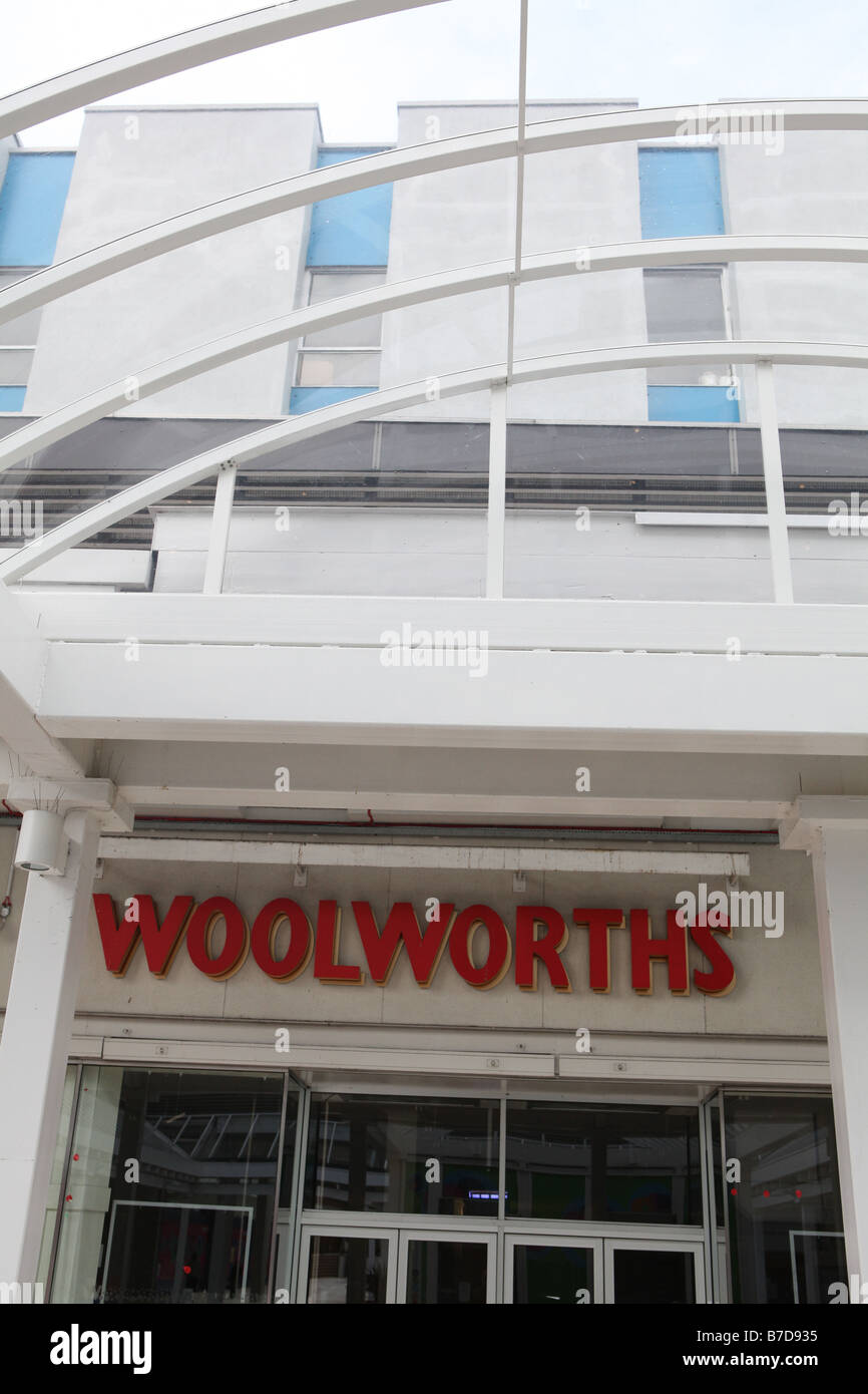 a street scene with Woolworth's the famous high street shop that went ...