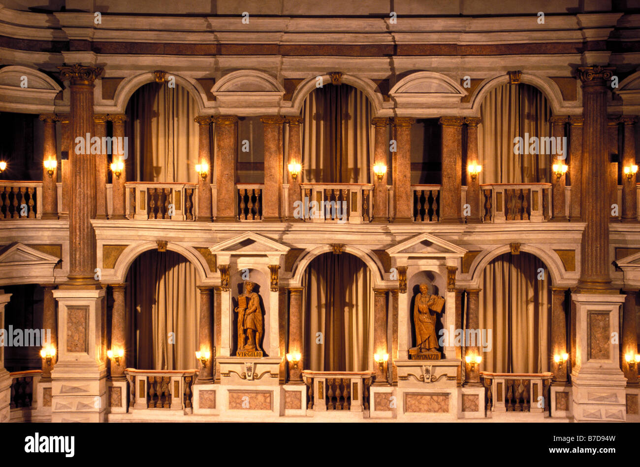 Bibiena theatre, Mantua, Lombardy, Italy Stock Photo - Alamy