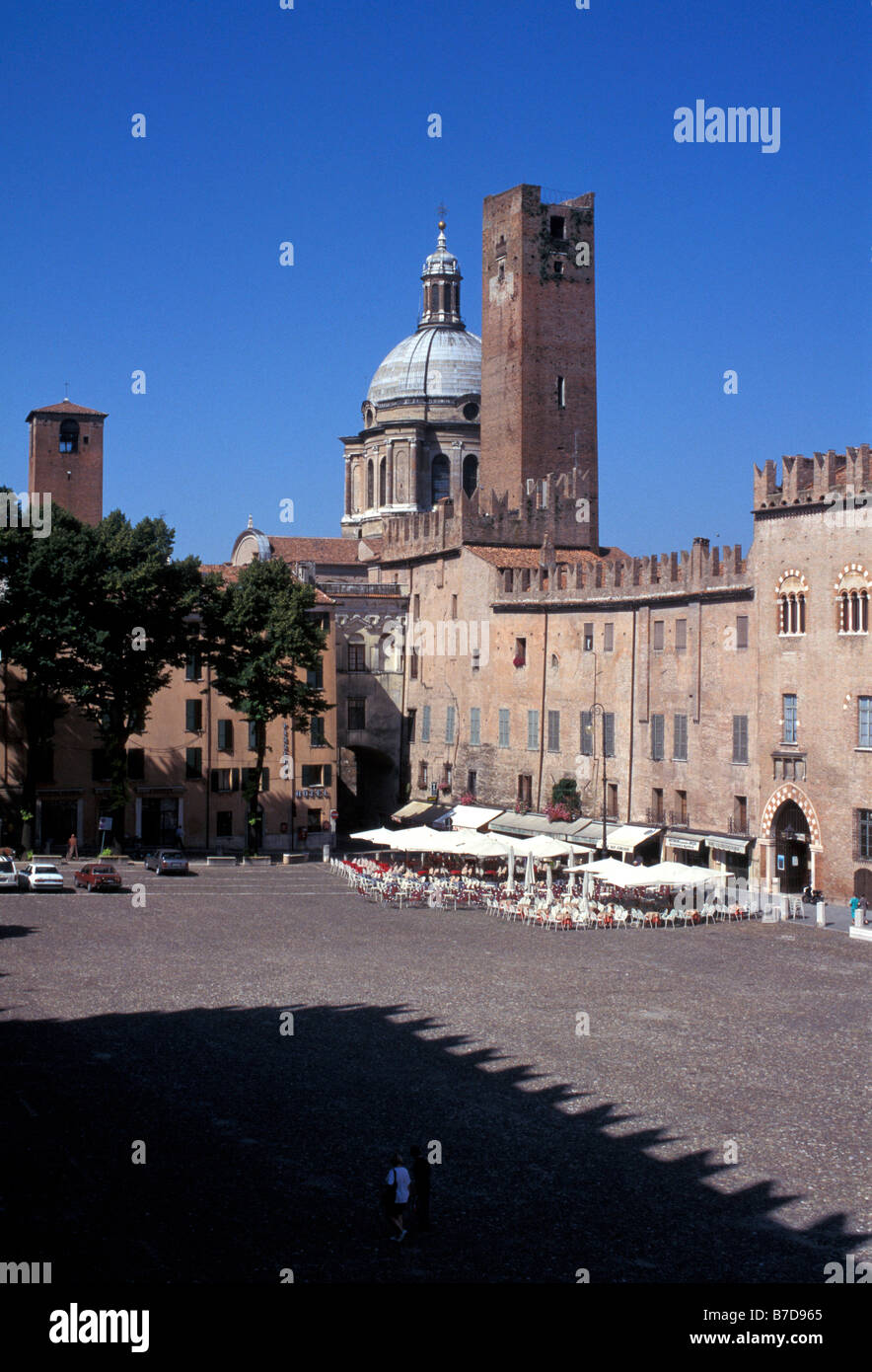 Sordello square, Mantua, Lombardy, Italy Stock Photo - Alamy