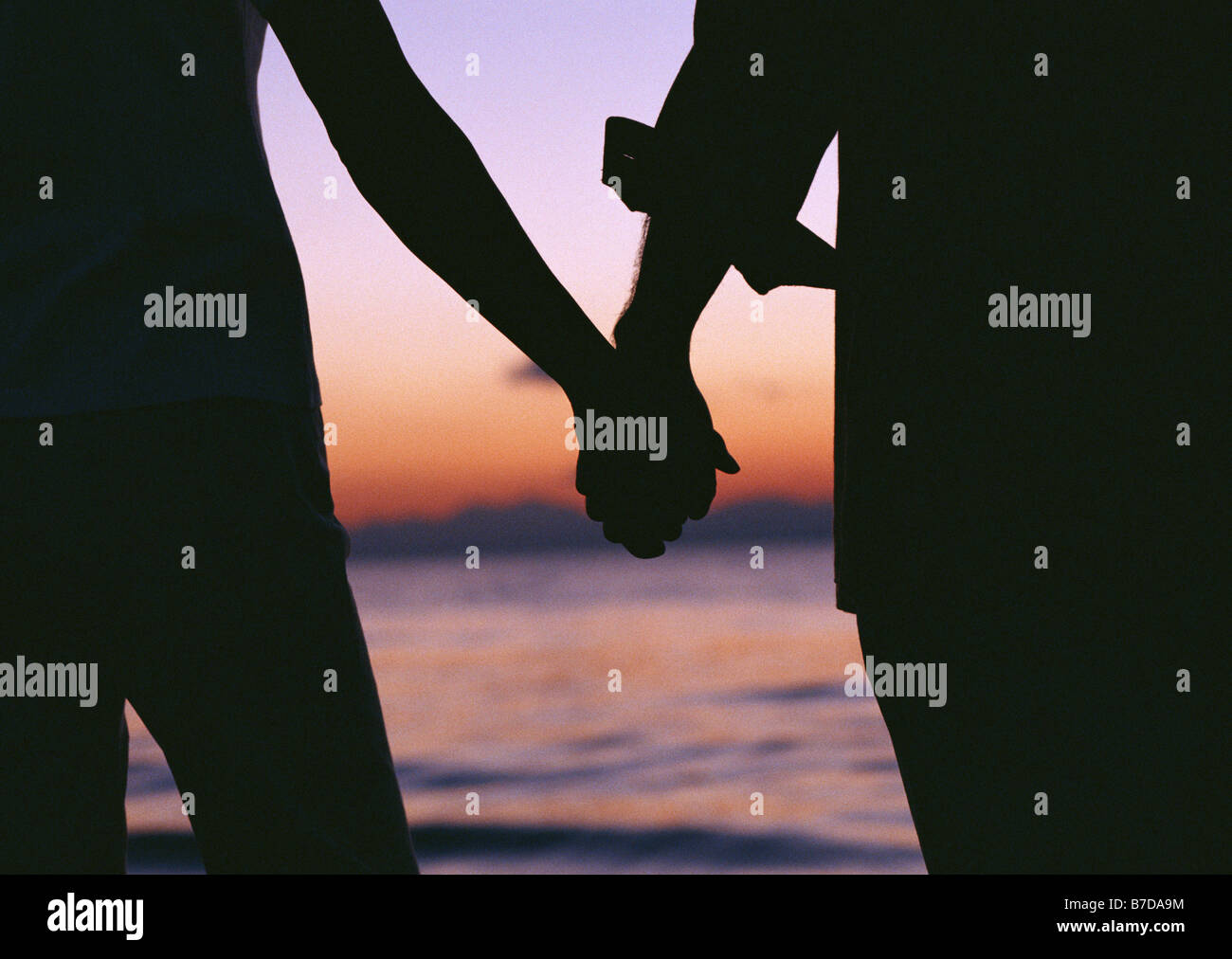 Couple Romantic Hand Holding Shadow High Resolution Stock Photography ...