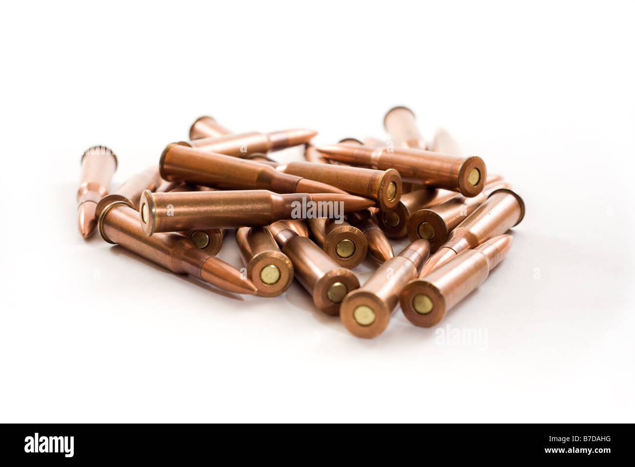 Bullets on a white background Stock Photo - Alamy