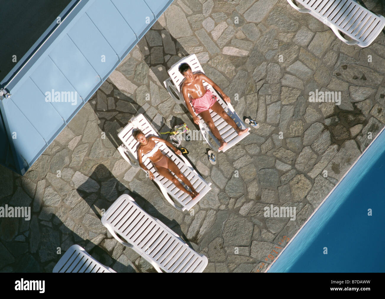 Going to the pool family hi-res stock photography and images - Alamy