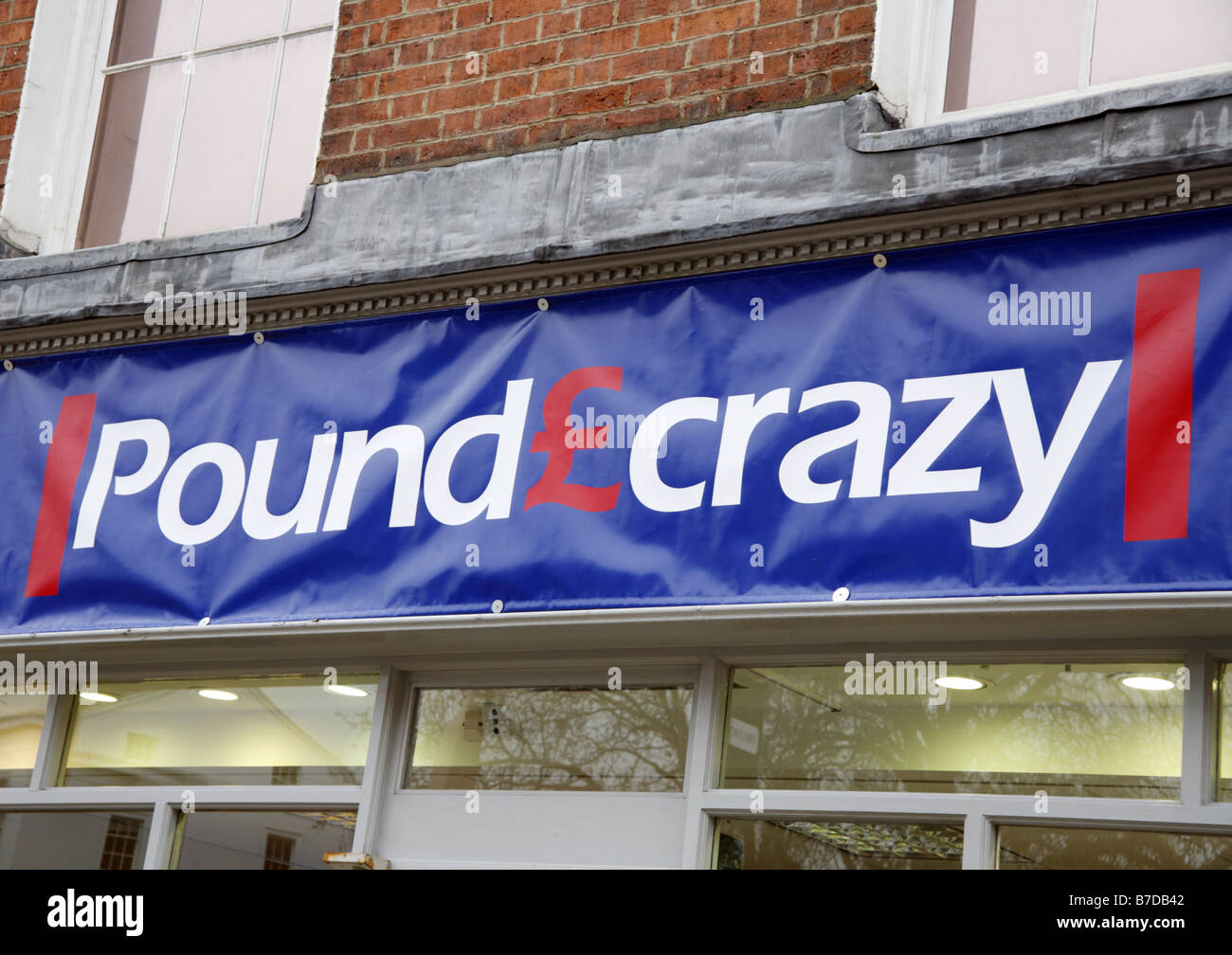 Pound Crazy Shop Stock Photo - Alamy