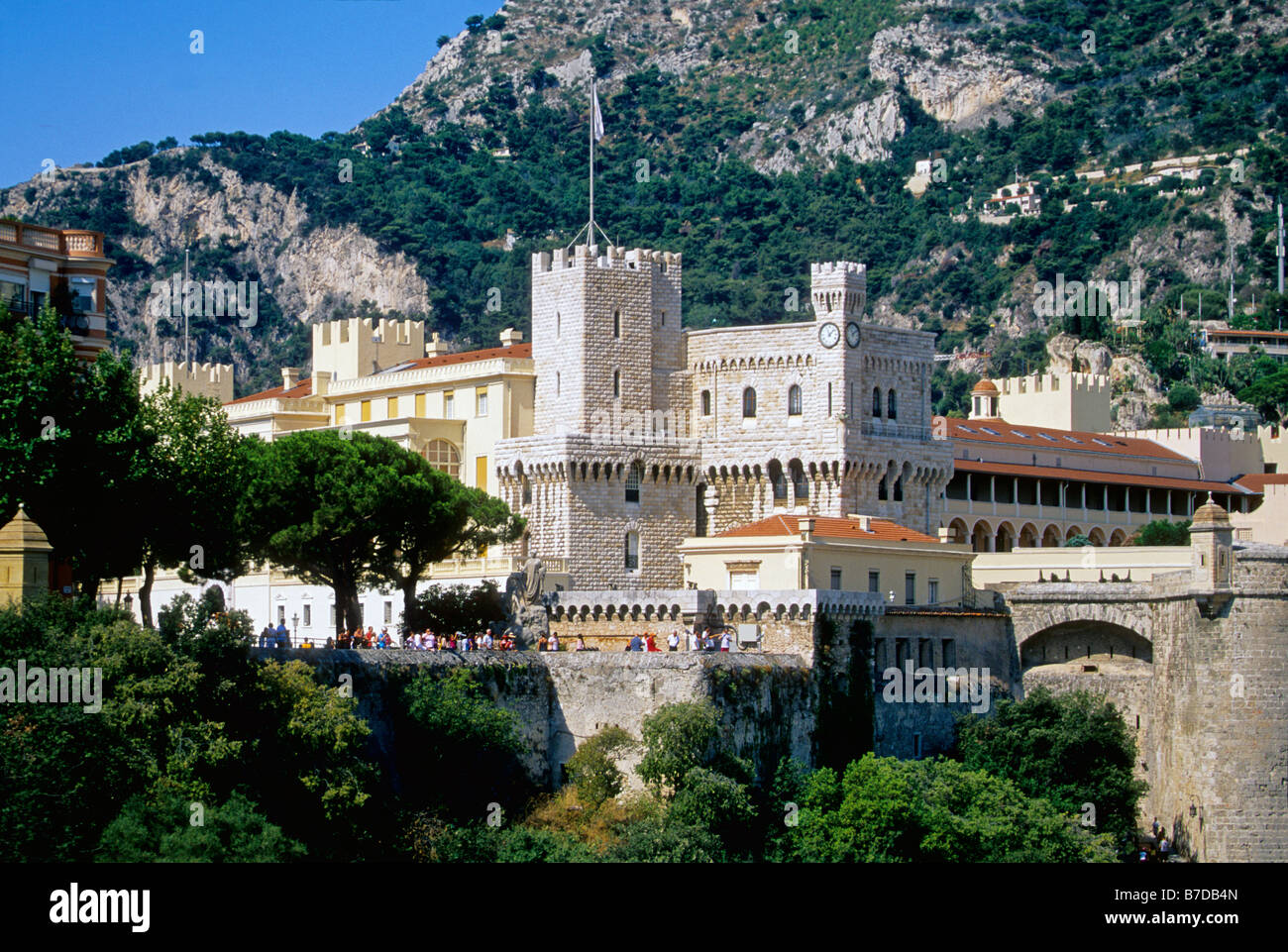 The Monaco Prince palace Stock Photo - Alamy
