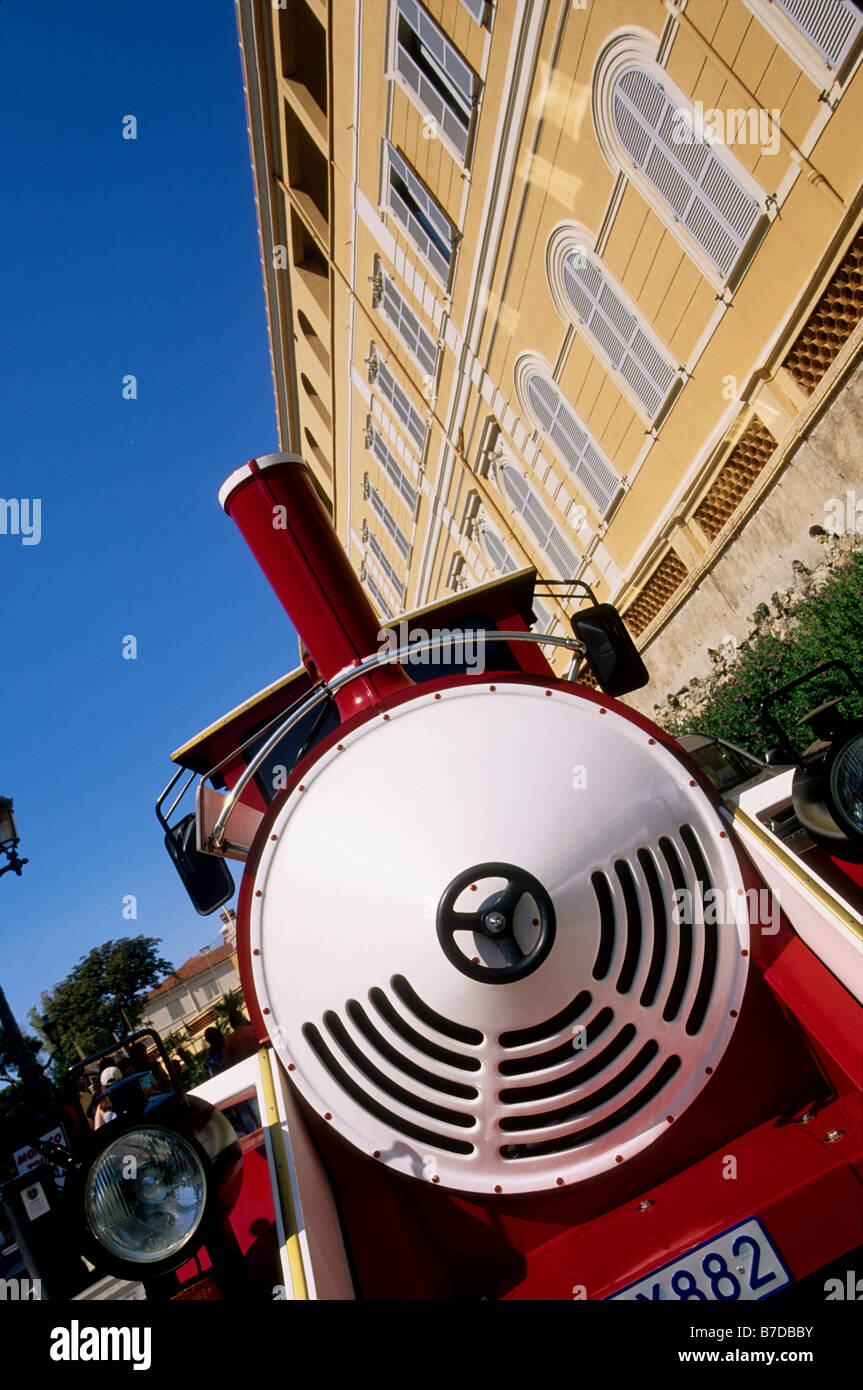 The Monaco touristic train Stock Photo - Alamy