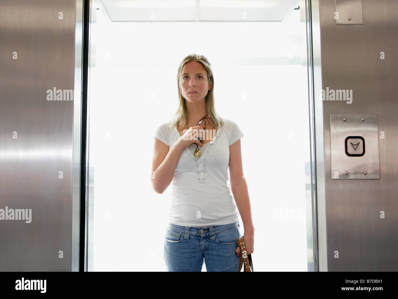 Girl In Lift Stock Photos & Girl In Lift Stock Images - Alamy
