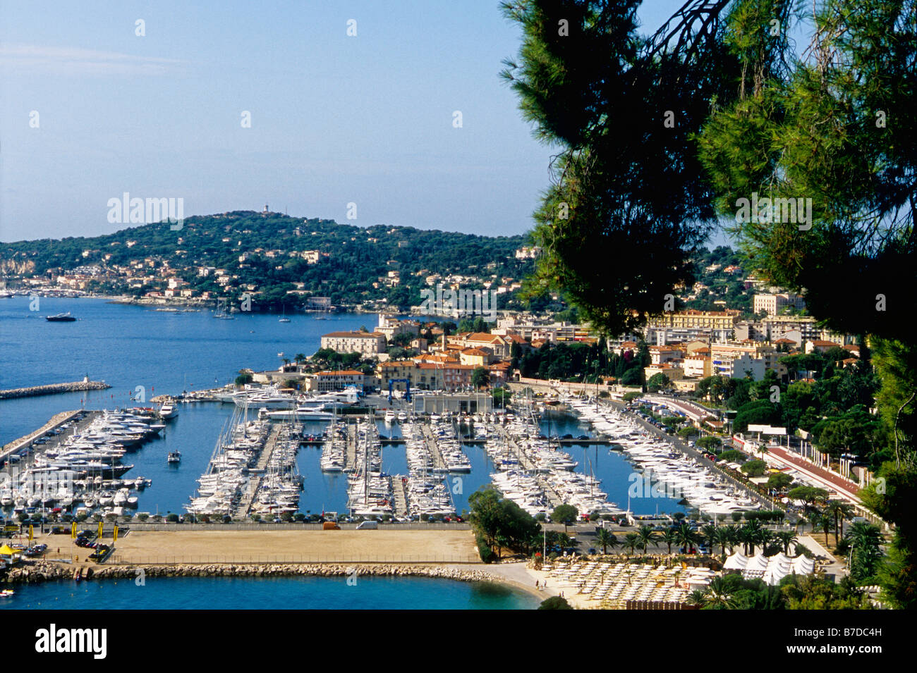 The village and the marina of Beaulieu sur mer Stock Photo - Alamy