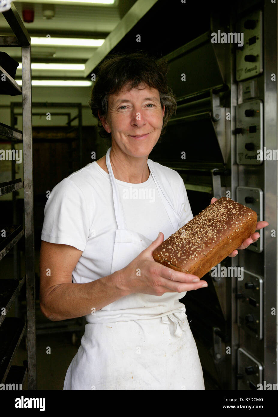 portrait organic bread baker Stock Photo - Alamy