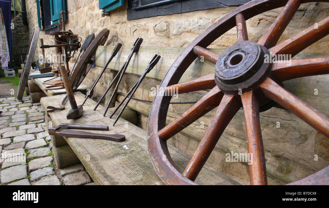 traditional handcraft, tools of smith, Germany Stock Photo - Alamy