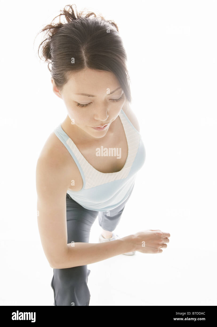 Woman tracksuit back Cut Out Stock Images & Pictures - Alamy