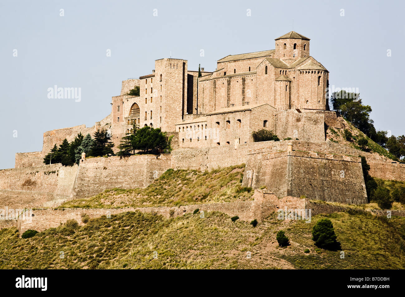 Cardona castle. Parador Stock Photo - Alamy