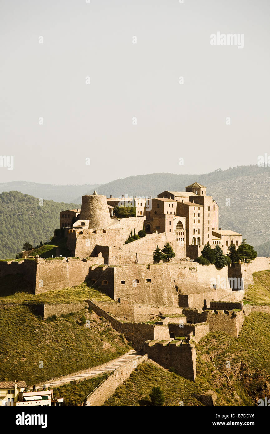 Cardona castle. Parador Stock Photo - Alamy